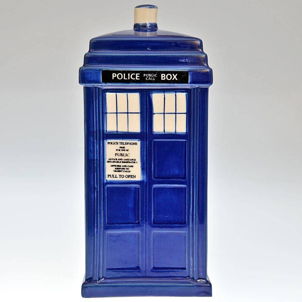 Fair Trade Ceramic Money Box - Blue Police Box – Simply The Best Toys ...