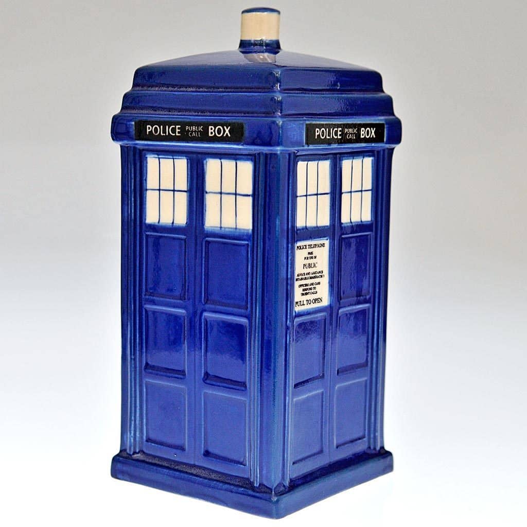 Fair Trade Ceramic Money Box - Blue Police Box – Simply The Best Toys ...