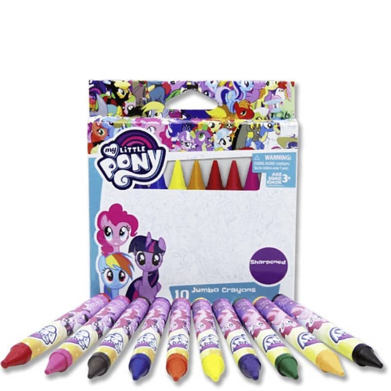Pack of 10 Jumbo Crayons - My Little Pony – Simply The Best Toys and Gifts